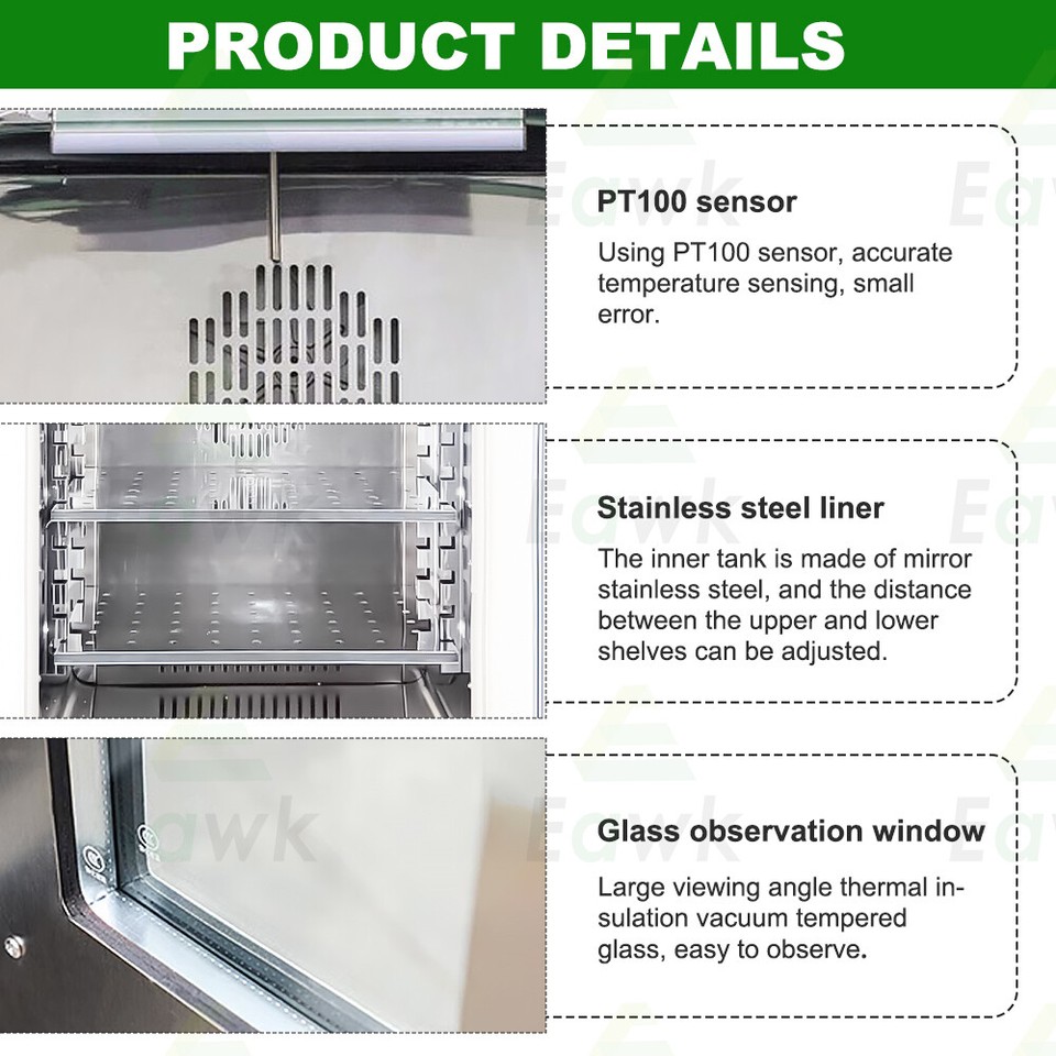 Lab Humidity Chamber Temp Humidity Cabinet Machine Heating Cooling Box ...
