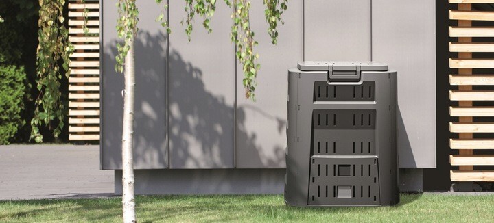 Composter Modular Bin Garden Waste Box Outdoor Fertilizer Weather ...