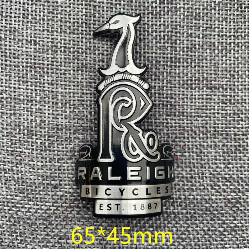 RALEIGH vintage cycling Bicycle Bike Alloy Head Badge Decals Stickers ...