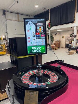Roulette table & Wheel with Reader Board & More (USED) Pick up only | eBay