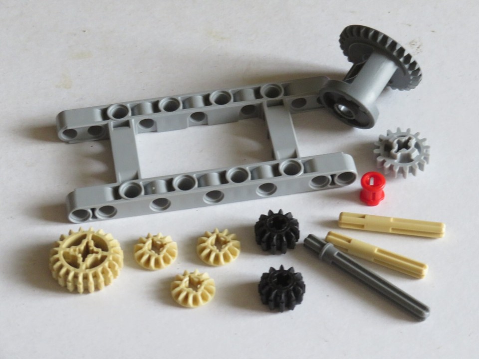Lego Technic Differential Gears, Axles and Surround 62821 6589 64178 ...