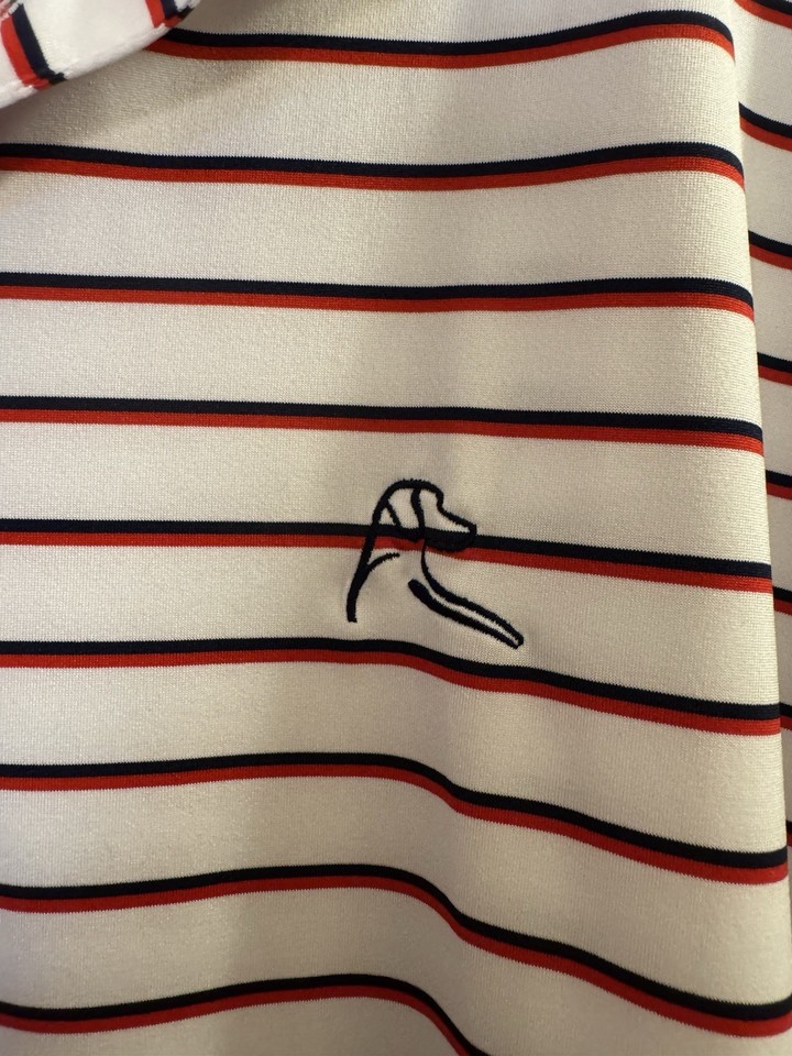 Rhoback Golf Polo Shirt Mens XXL Red White Blue Stripe - Patriotic 🇺🇸 ...