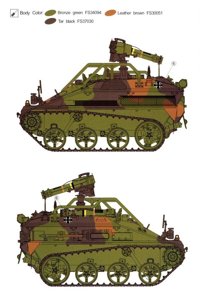 AFV Club AF35352 1/35 Waffentrager Wiesel 1 MELLS Tank Hunter – USA ...