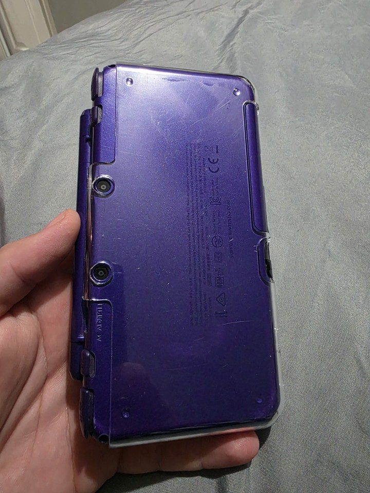 Nintendo "New" 2DS XL Console Purple & Silver w/ charger & stylus | eBay