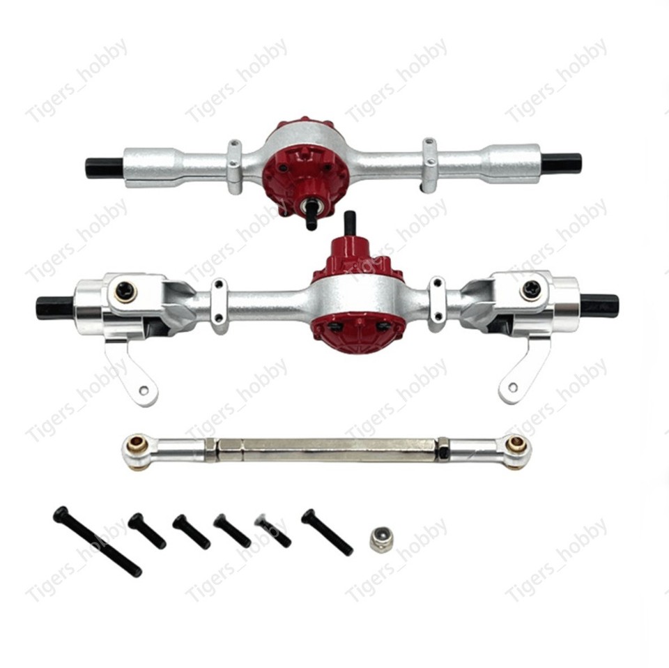 Metal Front Rear axle assembly For WPL 1/16 C44 C34 RC Crawler Off-Road ...