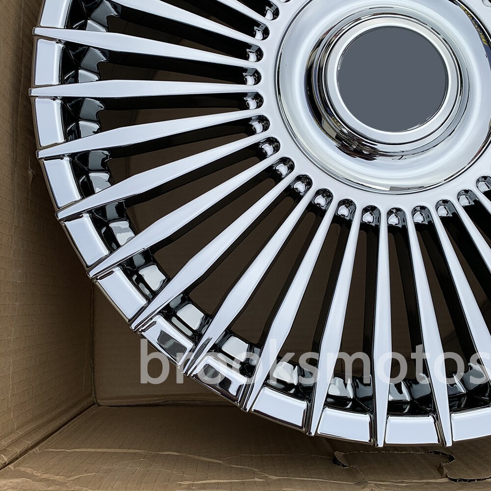 18" 36 SPOKE CHROME STYLE WHEELS RIMS FITS FOR MERCEDES BENZ W140 S ...