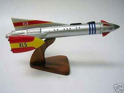 XL-5 Fireball Rocket Anderson XL5 Airplane Desk Wood Model Small New | eBay