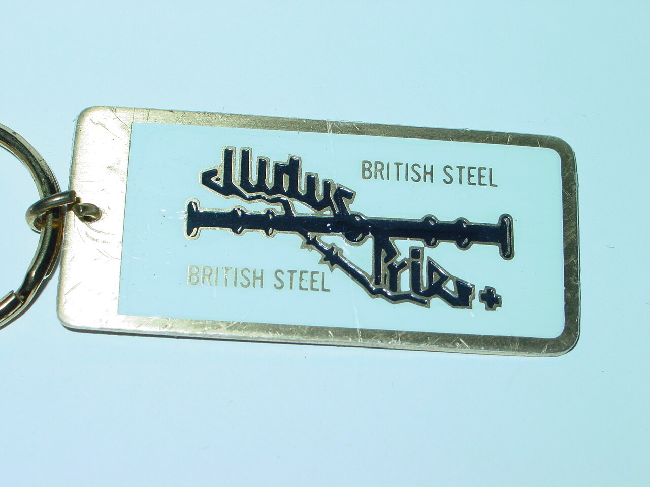 JUDAS PRIEST VINTAGE 1980's ROCK & ROLL METAL KEY CHAIN NOS N/M -White ...