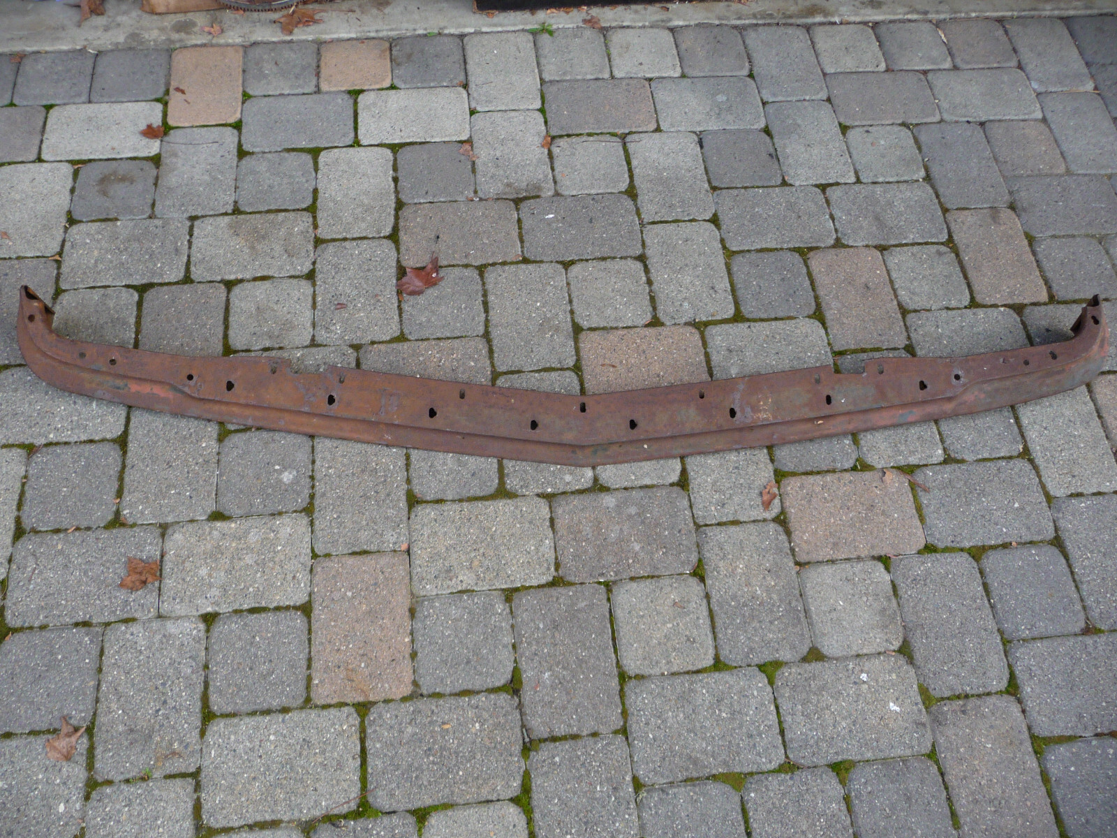 1955-1956 Ford Thunderbird Front Bumper Stone Deflector used damaged ...