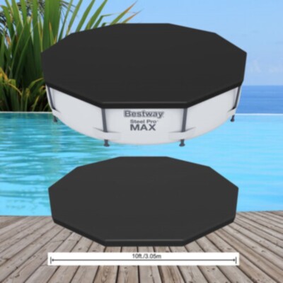 Bestway Flowclear Abdeckplane 305cm Poolabdeckung Pool Plane Abdeckung ...