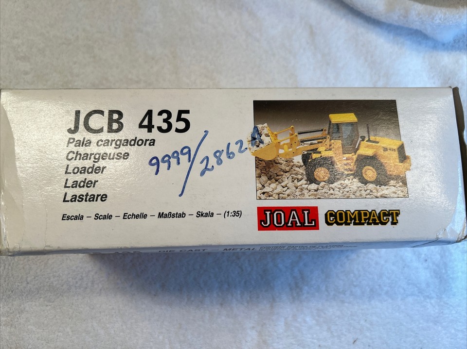 Joal Diecast JCB 435 1:35 Scale Model Tractor Loader Used Great ...