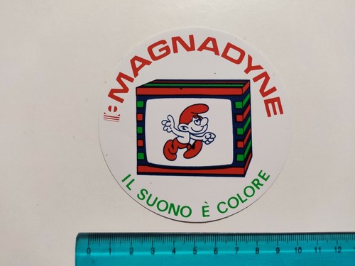 Adhesive Magnadyne TV Color Sticker Autocollant Vintage 80s Original ...