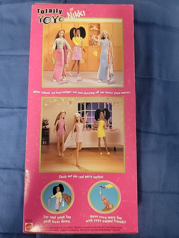 Totally Yo-Yo Nikki Teen Skipper Friend Vintage Barbie Doll Rare 22229 ...