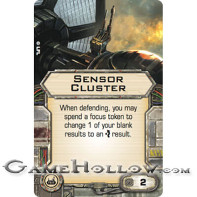 Star Wars Miniatures X-Wing Upgrade Card SENSOR CLUSTER Tech | eBay