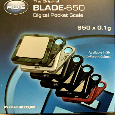AWS Blade Scale 650g Pocket SILVER | eBay