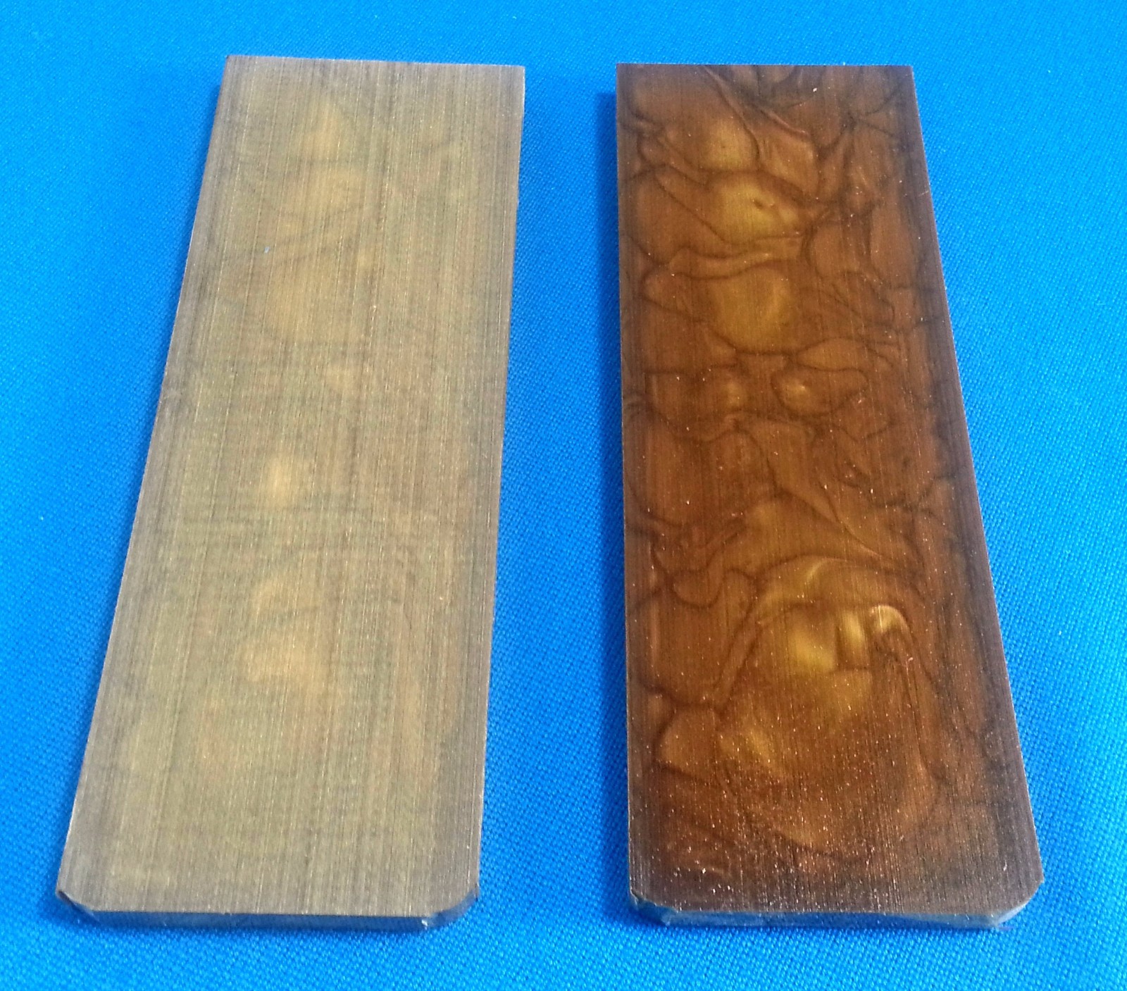 2 pcs 6 x 2 x .250 JUMA MILITARY " MARSHLAND CAMO " KNIFE HANDLE SCALES ...