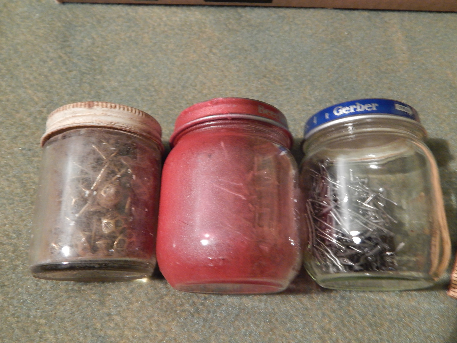 Random "Junk Drawer" Contents (Nails, Screws, Vtg. Tacks, Fuses+) Baby ...