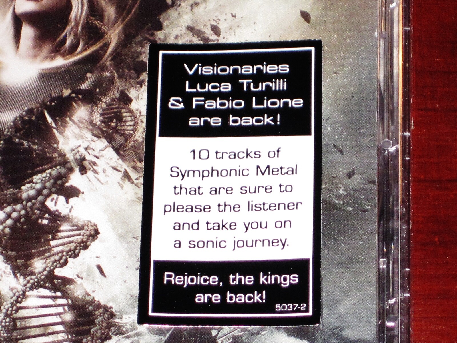 Rhapsody: Zero Gravity CD 2019 Luca Turilli Fabio Lione Nuclear Blast ...