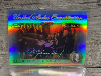 2006 Topps Chrome Refractor US Constitution United States Nicholas ...