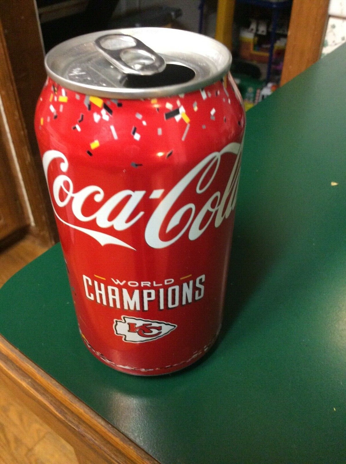 2019 Kansas City CHIEFS KINGDOM SUPER BOWL CHAMPIONS COKE Can (empty ...