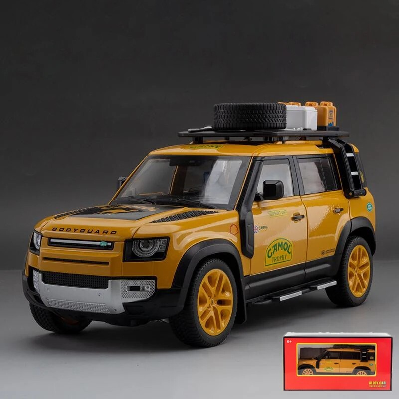 1:18 Land Rover Defender 110 Diecast Model Car Toy Collectible Sound ...