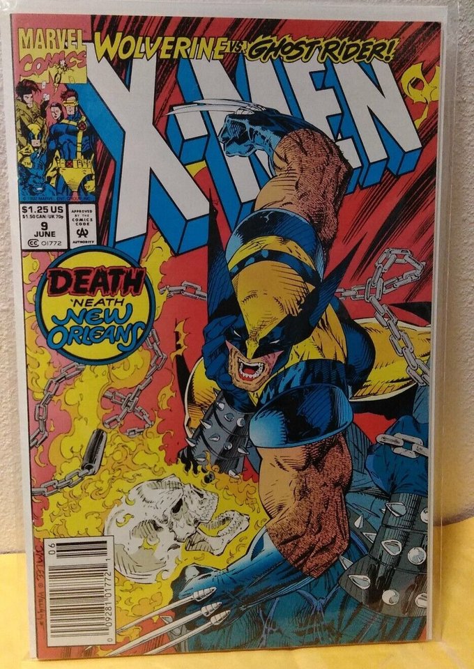 X-Men 6, 9, 1992 (First Appearance Of Birdie, Ghost Rider) Newsstands 8 ...