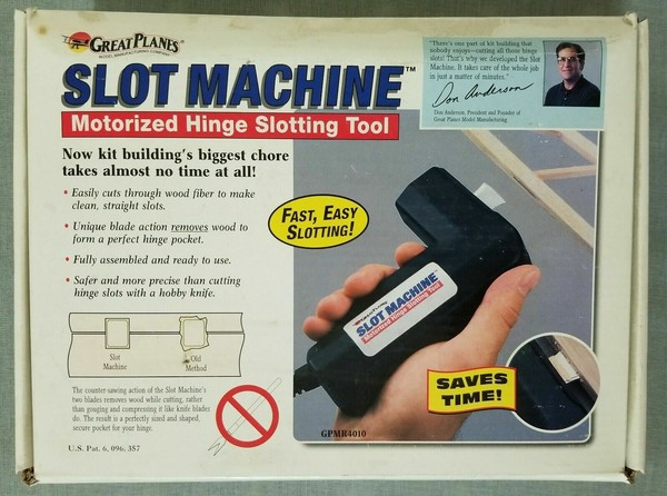 Great Planes Slot Machine GPMR4010 Motorized Hinge Slotting Tool for ...