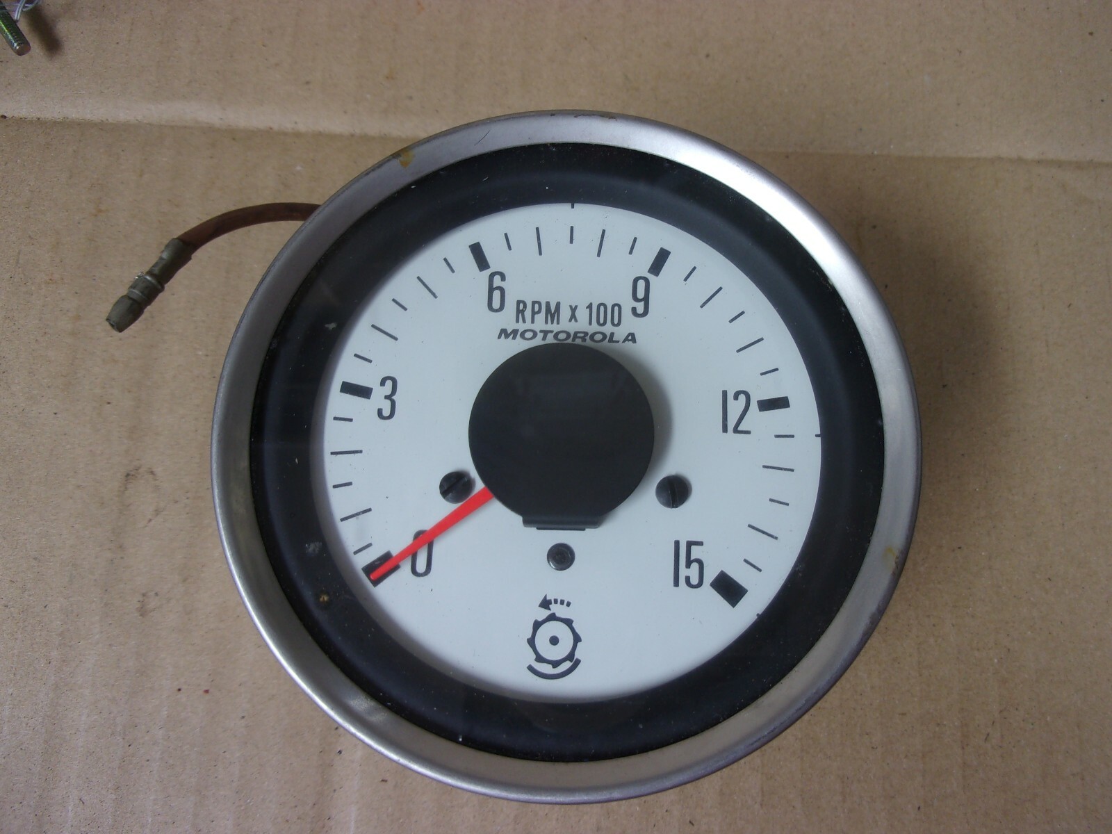 Vtg Motorola Diesel Engine Tachometer 1500 RPM Model 7ST2159 Electronic ...