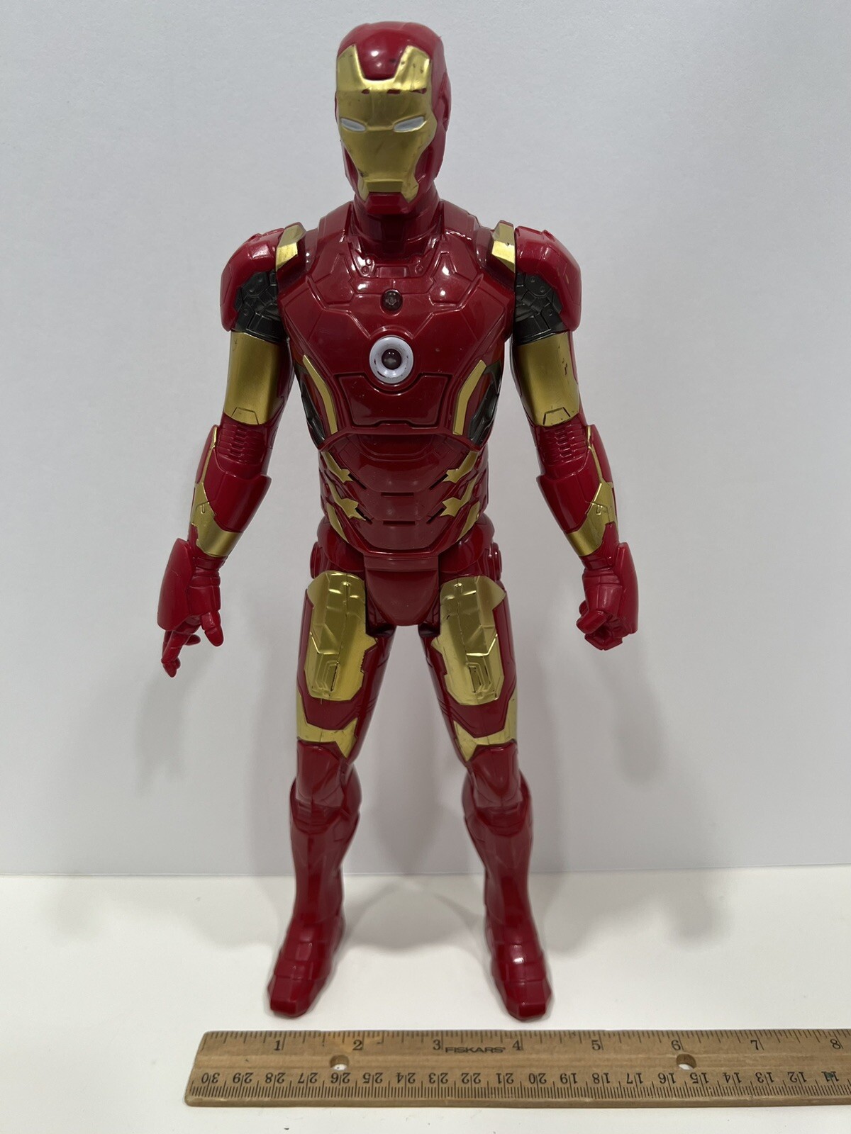 Iron Man 12 Inch Action Figure Age of Ultron 2015 Tested Talking Lights ...