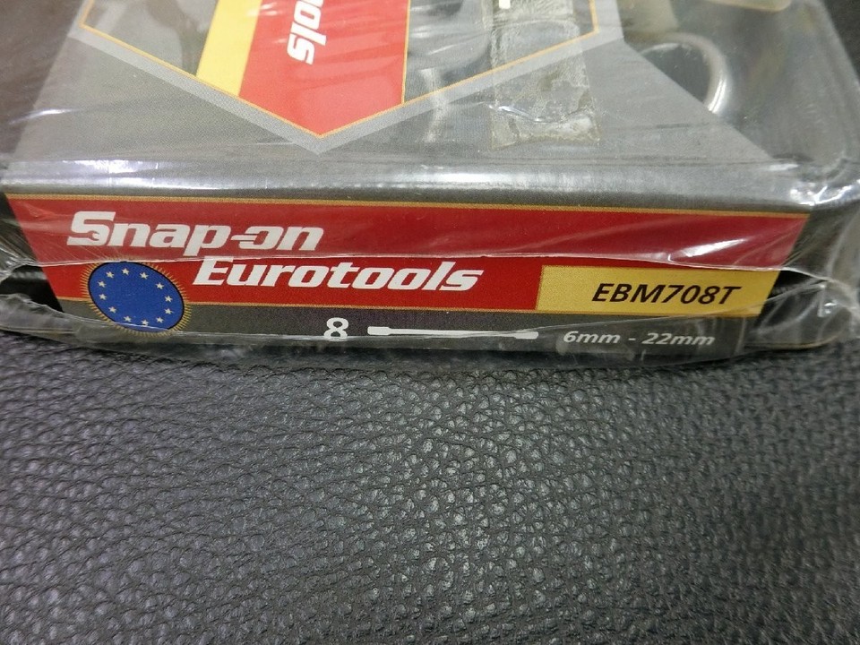 Snap-on Euro Tools EBM708T 6mm -22mm Wrench 8pc Set 【Unused】 | eBay