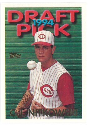 C.J. NITKOWSKI MLB # 1 DRAFT PICK 1994 TOPPS 1995 Near Mint | eBay