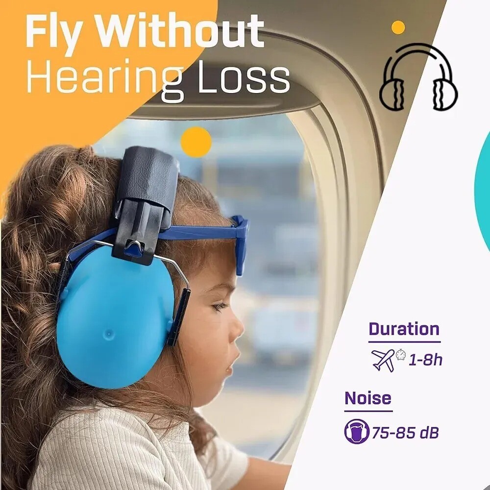 Soft Ear Muffs Adjustable Ear Defenders Anti-Noise Ear Protector Kids ...