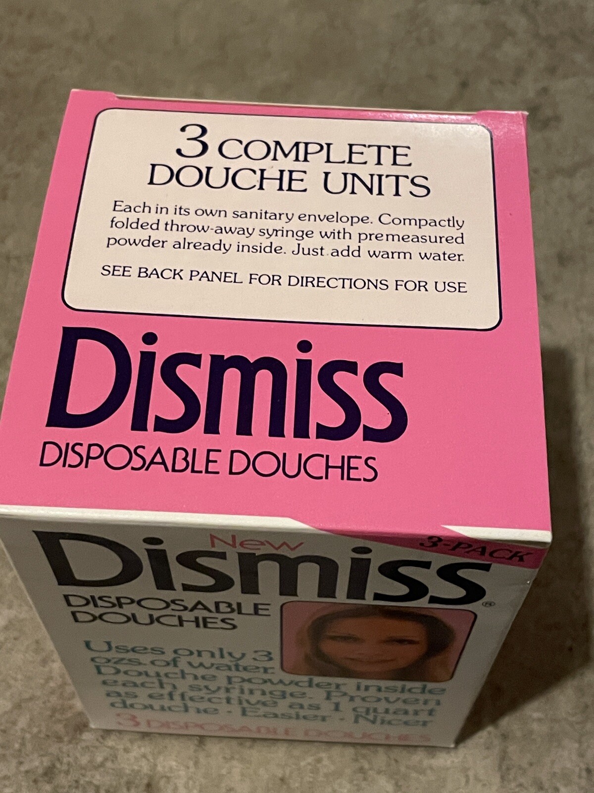Vintage Dismiss Disposable Douches 3 Pack 1970s Richardson Merrell ...