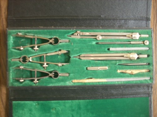 VINTAGE ORIGINAL GERMAN-MADE 11 PIECE DRAFTING INSTRUMENT SET WITH CASE | eBay