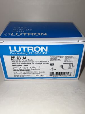 Lutron PP-DV-M Manual On Power Pack 120-277 127-277V 50/60Hz 16A 1PH ...