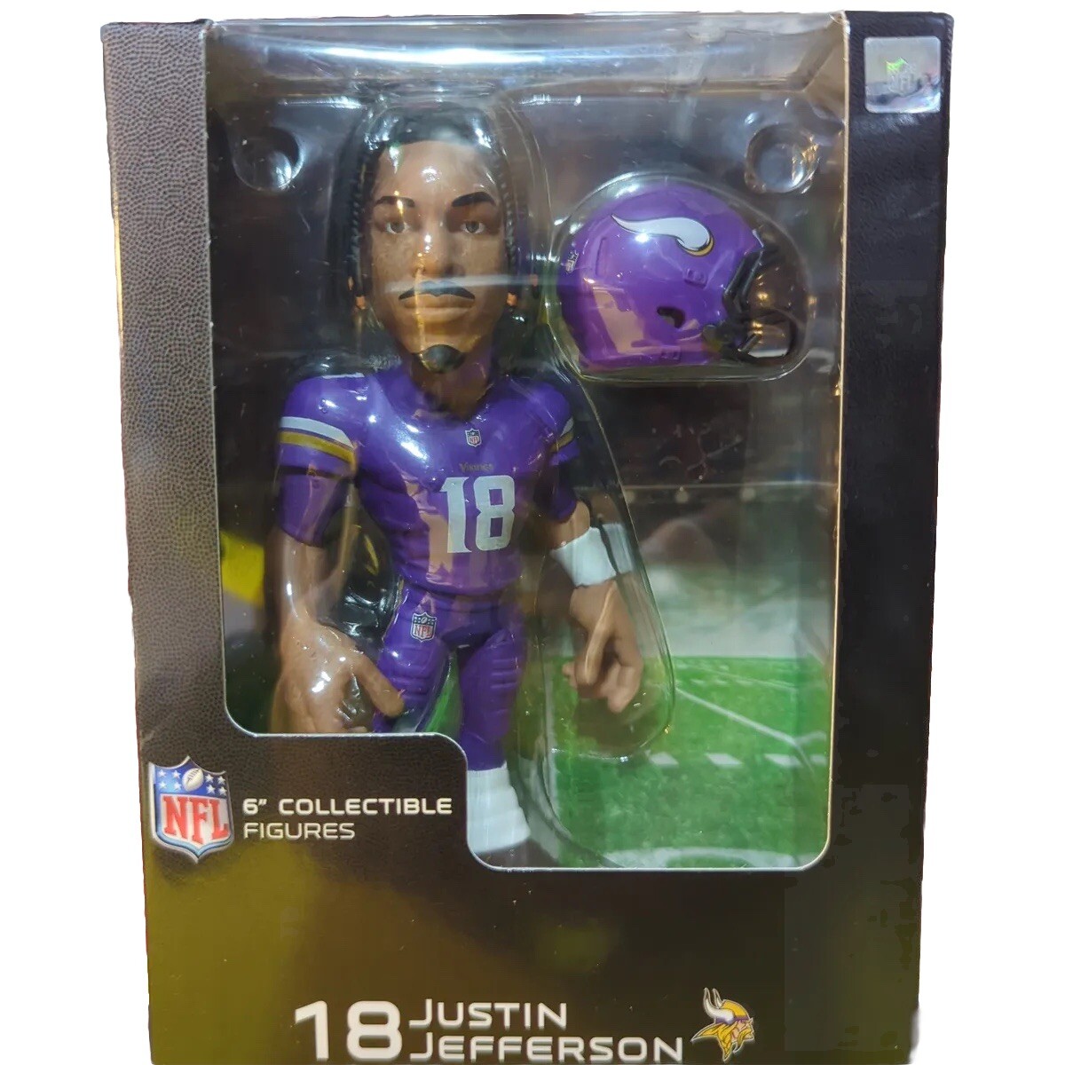 NFL Game Changers 6" #18 Justin Jefferson collectible figure Vikings ...