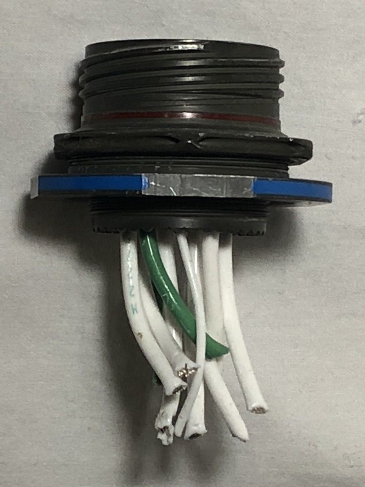 AMPHENOL AEROSPACE 24WG11SN US MILITARY PANEL MOUNT STRAIGHT PLUG ...