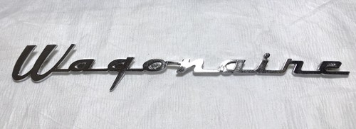 1963~1966 STUDEBAKER WAGONAIRE TAIL GATE SCRIPT EMBLEM | eBay Australia