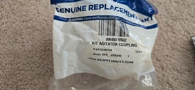 WH49X10042 OEM GE Agitator Coupling Kit | eBay