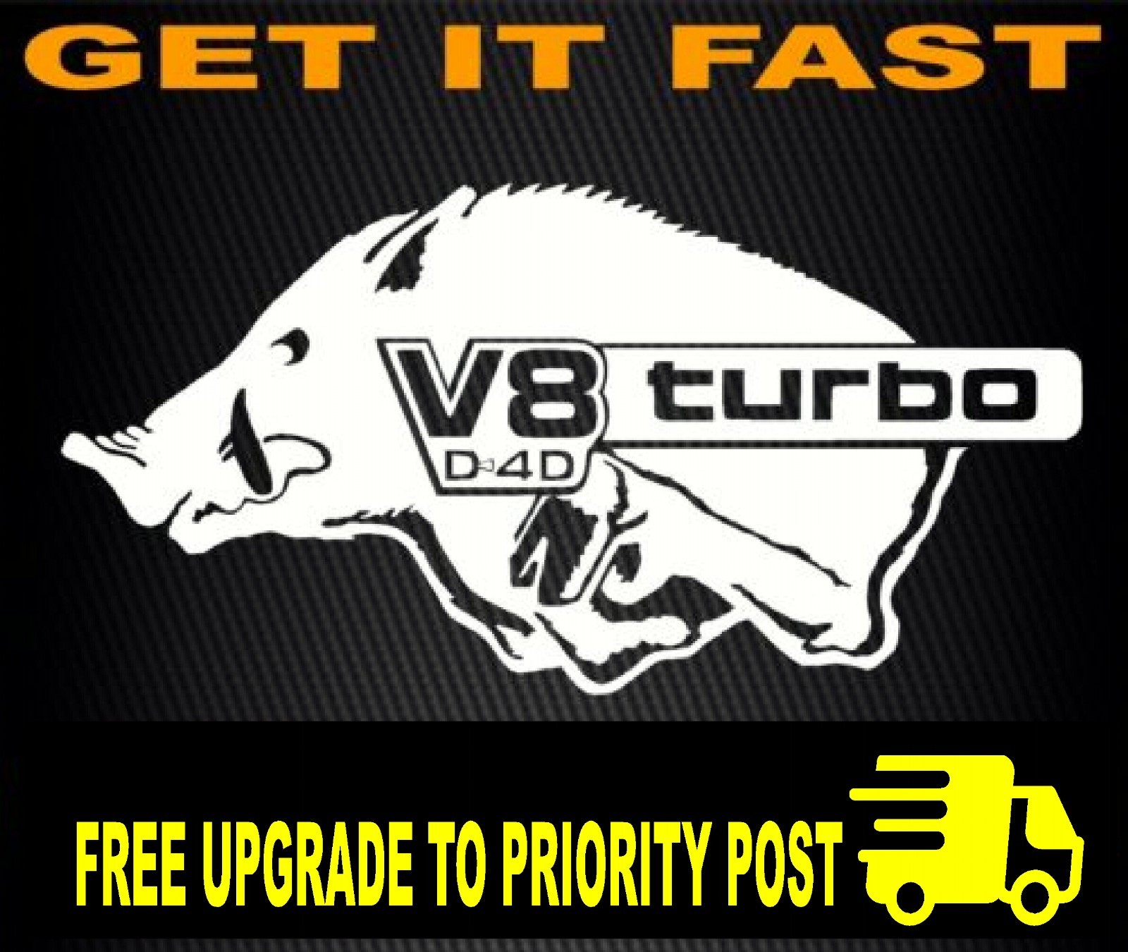 V8 turbo D4D Sticker 4x4 Decal for Toyota Landcruiser 200mm | eBay ...