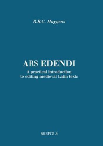 Ars Edendi David Brown U. S. A. : A Practical Introduction to Editing ...