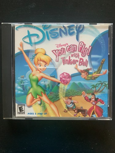 Disney's You Can Fly with Tinkerbell PC CD Disney Vintage Game Win 95 ...
