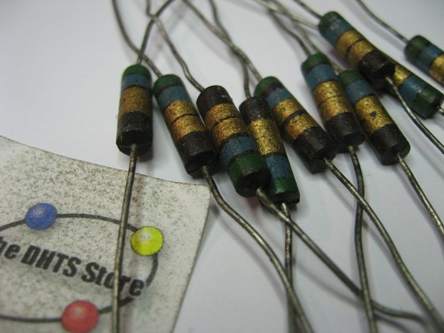 Resistor 1/2 W 5.6 Ohm 5R6 5% Carbon Composition Vintage - NOS Qty 10 ...