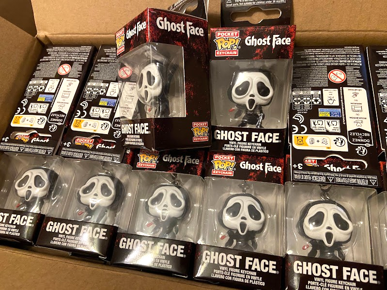 Scream-Vinyl Figure Keychain-Ghost Face-Funko-POP! Key chain-Licensed ...