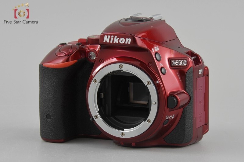 Very Good!! Nikon D5500 Red 24.2 MP DSLR Camera | eBay