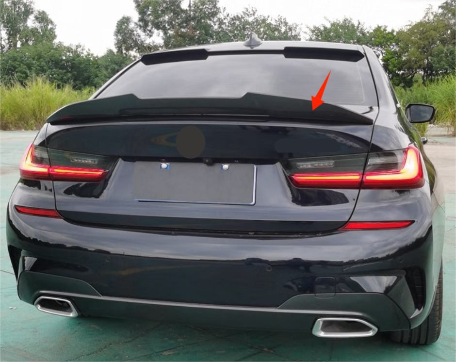 PSM Rear Spoiler Wing Glossy Black For 2019-2024 BMW 3 Series G20 G80 ...