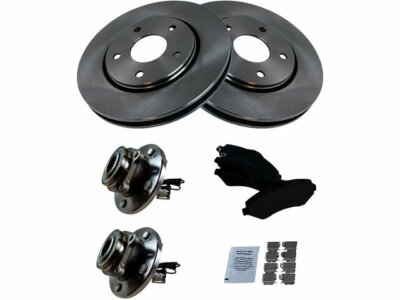 Brake Pad and Rotor and Wheel Hub Kit For Town & Country Grand Caravan ...
