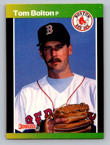 Tom Bolton Pitcher Boston Red Sox Donruss 1989 Card 539 Sports ...