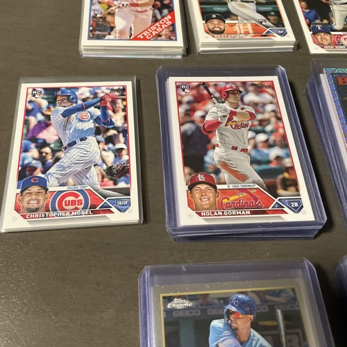 Lot Of (79) 2023 Topps Baseball Rookie Cards RC Lot Rutschman Casas ...