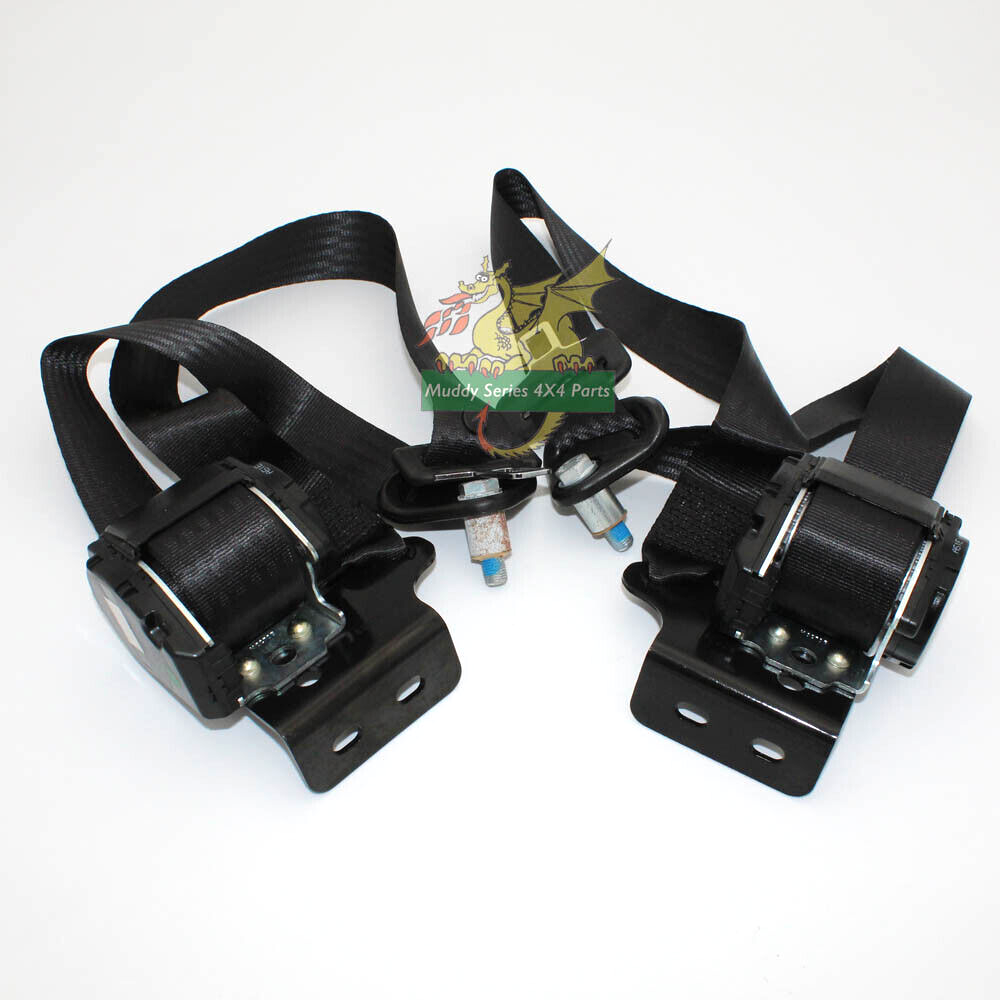 Land Rover Defender 90 110 130 TD5 300TDI Seat Belts Pair BTR6562 ...